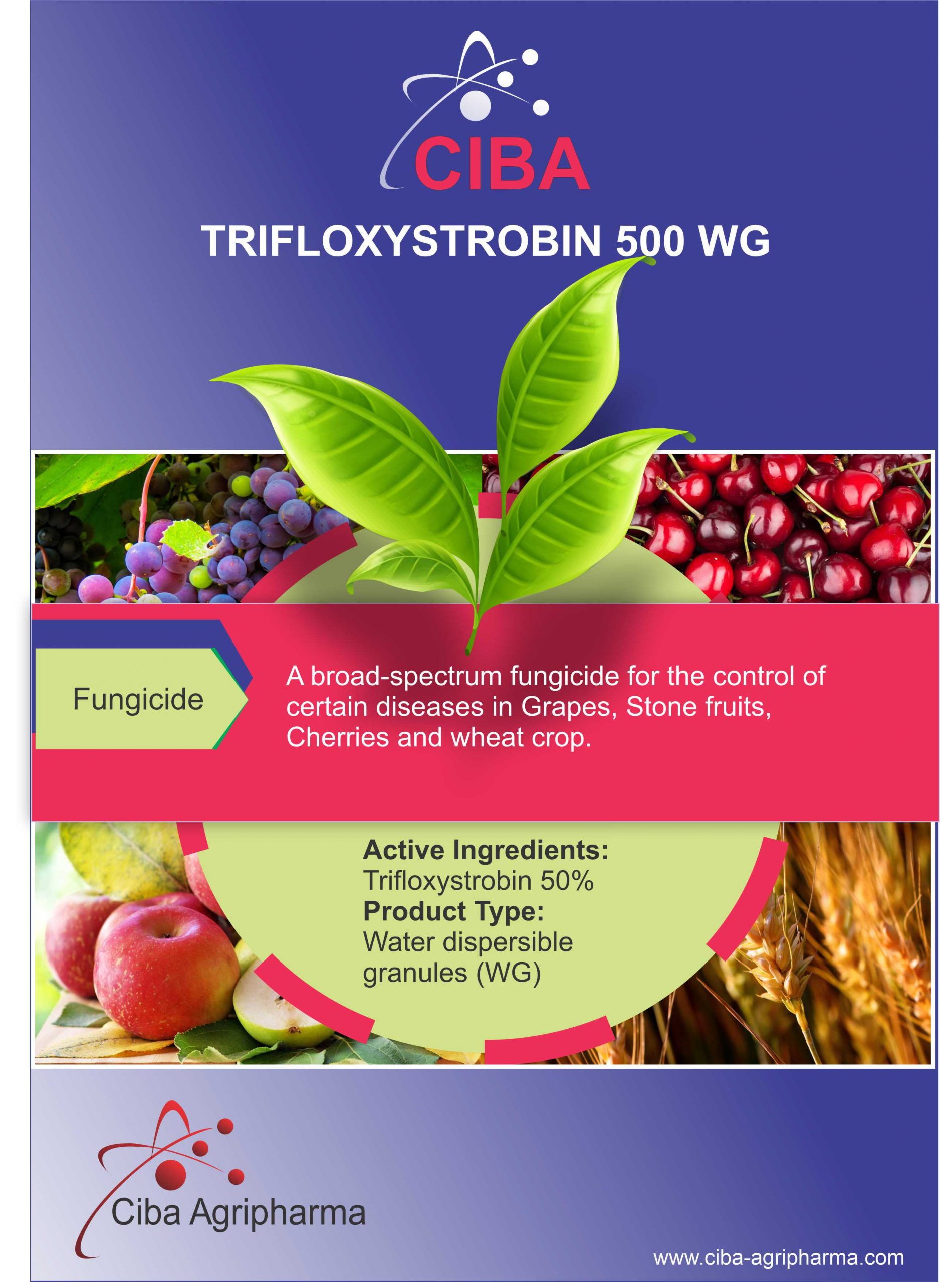 CIBA TRIFLOXYSTROBIN 500 WG – CIBA AGRIPHARMA