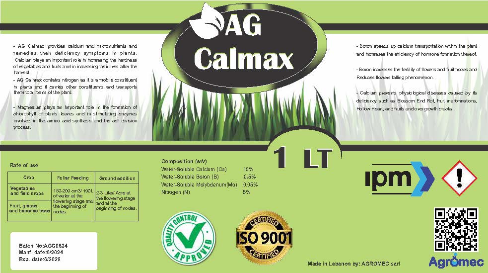 AG CALMAX – CIBA AGRIPHARMA