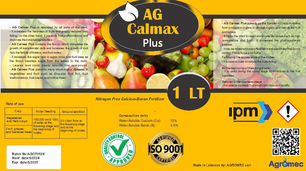 AG CALMAX PLUS – CIBA AGRIPHARMA